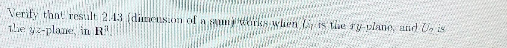 Solved If V1 and V2 are subspaces of a finite-dimensional | Chegg.com