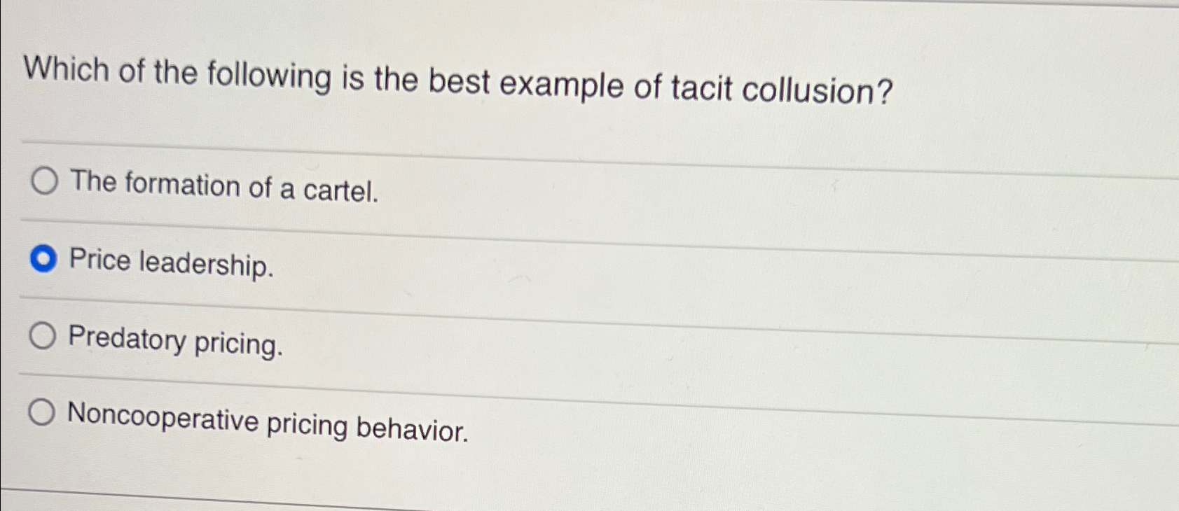Solved Which of the following is the best example of tacit | Chegg.com
