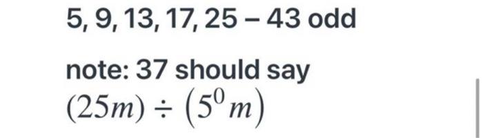 Solved 5,9,13,17,25−43 odd note: 37 should say | Chegg.com