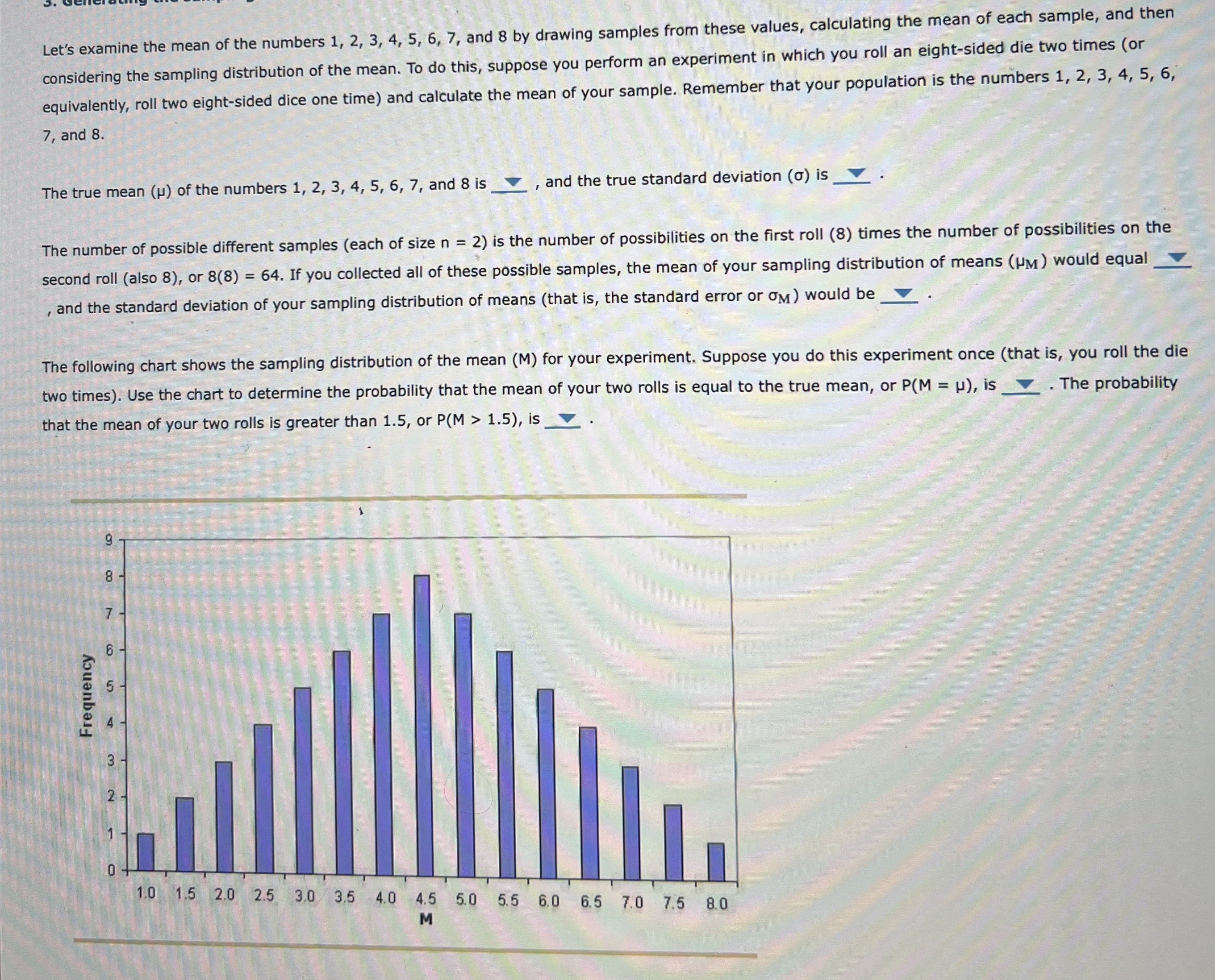 Solved Let's examine the mean of the numbers 1,2,3,4,5,6,7, | Chegg.com