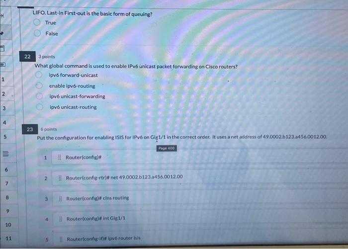 Solved LIFO. Last-in First-out is the basic form of queuing? | Chegg.com