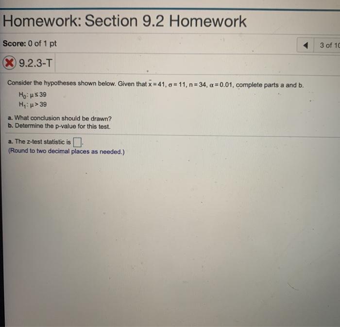 Solved Homework Section 9 2 Homework Score 0 Of 1 Pt 3 Of