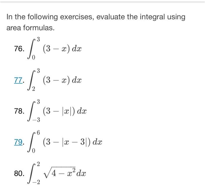 Solved In the following exercises, evaluate the integral | Chegg.com