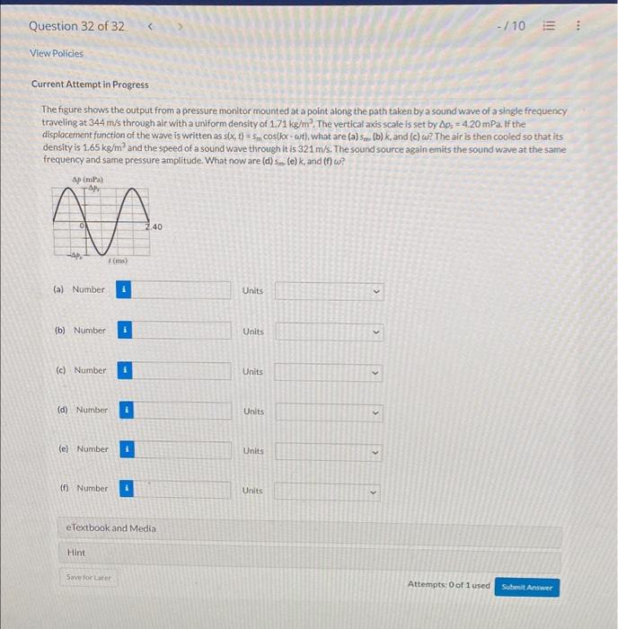 Solved Question 32 of 32 View Policies Current Attempt in | Chegg.com