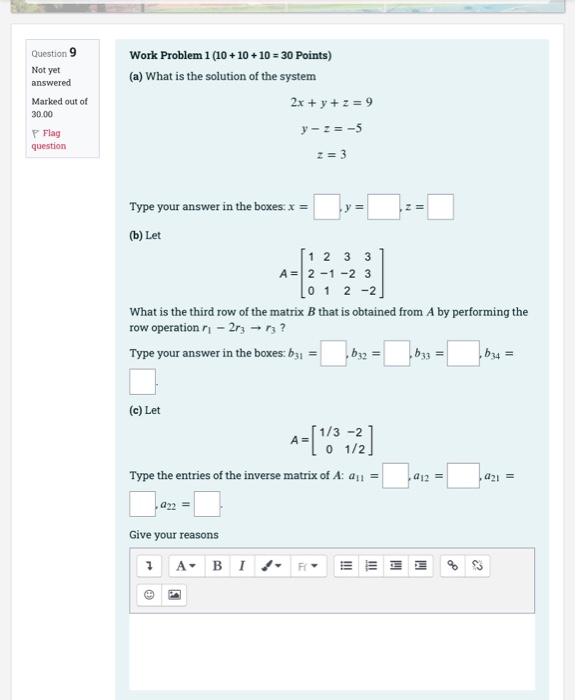 Solved Work Problem 1(10+10+10=30 Points ) (a) What is the | Chegg.com