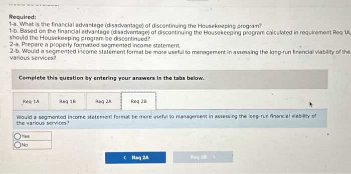 Solved Problem 13-19 (Algo) Dropping or Retaining a Segment | Chegg.com