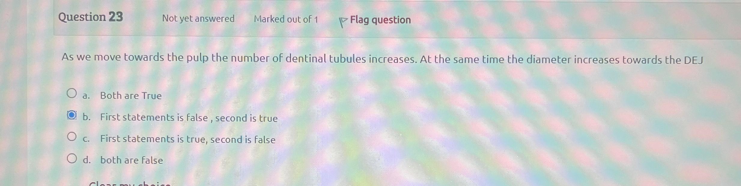 Question 23Not yet answeredMarked out of 1Flag | Chegg.com Question 23Not yet answeredMarked out of 1Flag | Chegg.com
