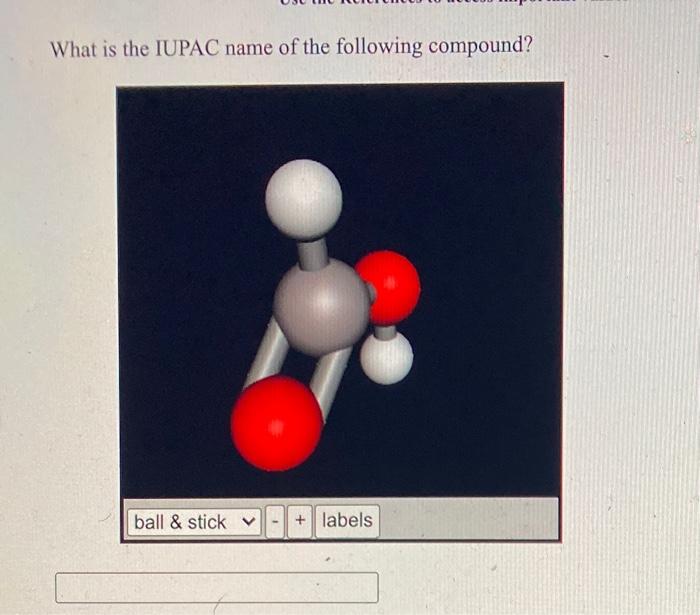 Solved What is the IUPAC name of the following compound? | Chegg.com