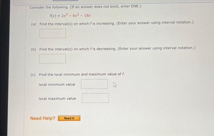 Solved Consider the following. (If an answer does not exist, | Chegg.com