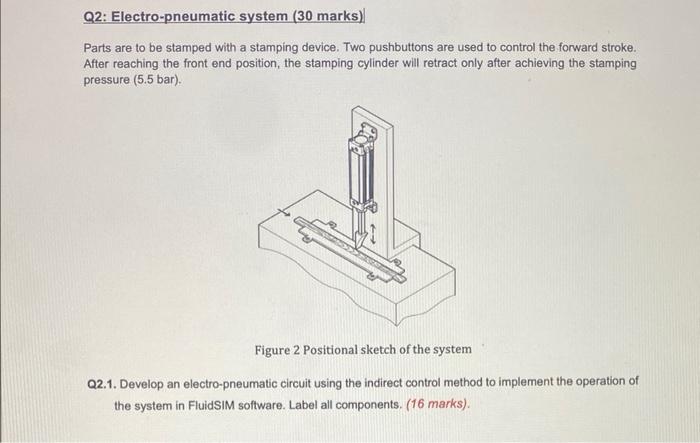 Solved Parts are to be stamped with a stamping device. Two | Chegg.com