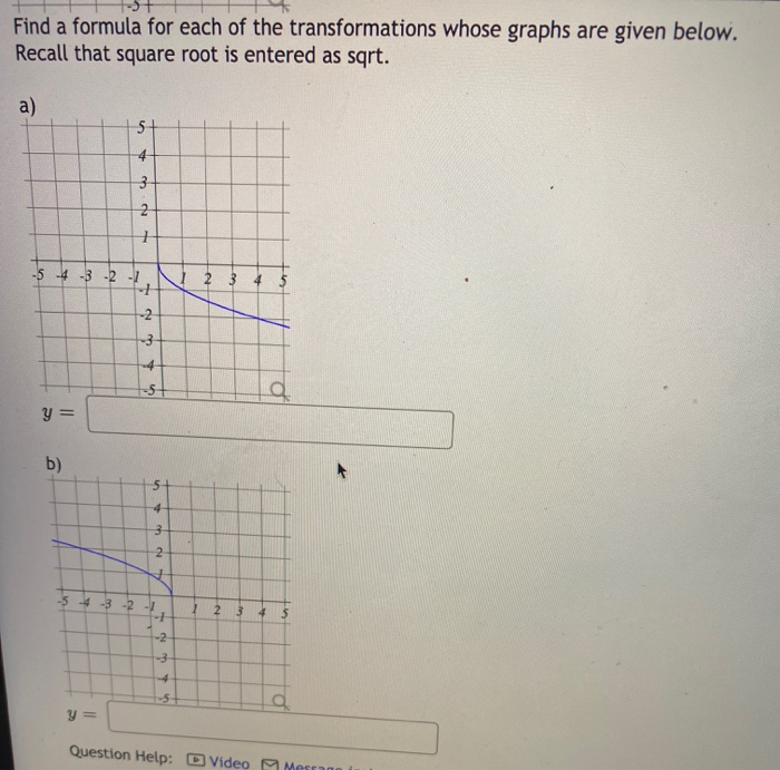 Solved Find a formula for each of the transformations whose | Chegg.com