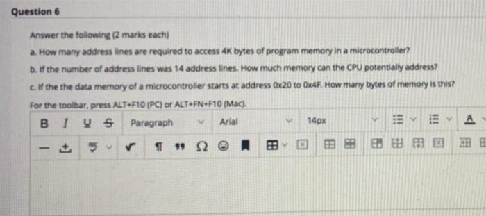 Solved Microcontroller subject.part C only just for part C | Chegg.com