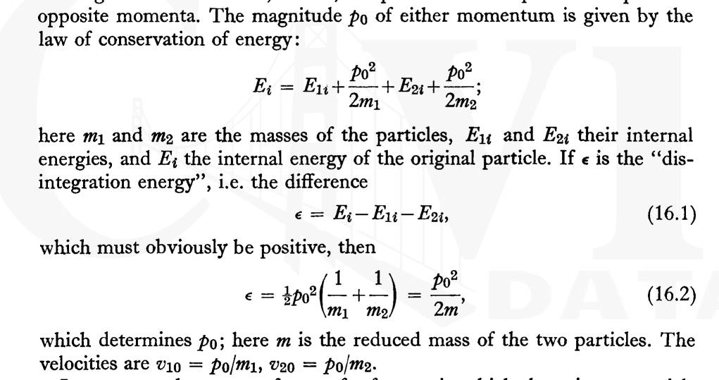 Solved Find out the collision between particles derivation | Chegg.com