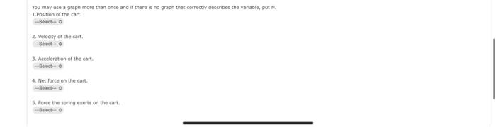 Solved A small cart with lew frictien wheels is atached to a | Chegg.com
