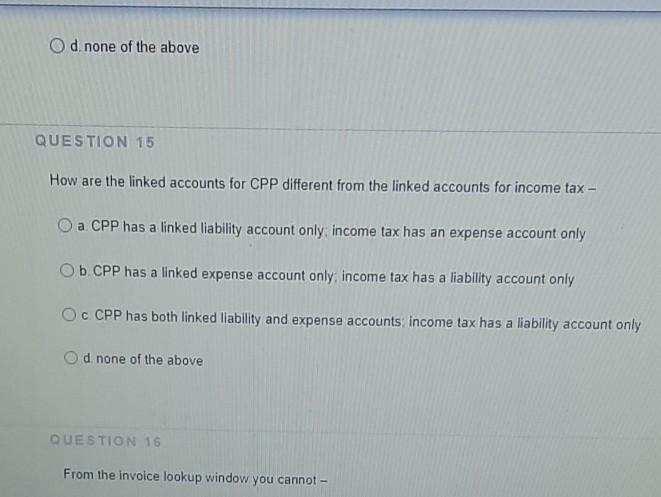 Solved The Salesperson For A Sale Is Entered In O A The Chegg