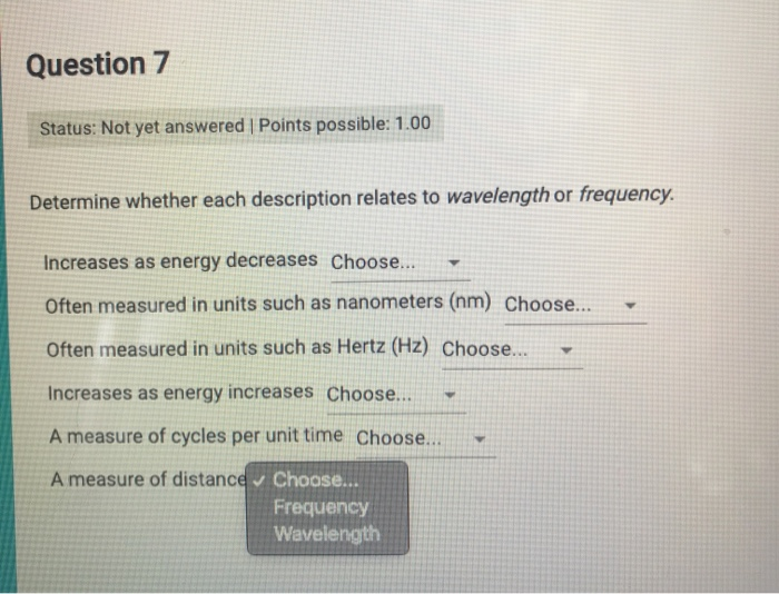 Solved Question 7 Status: Not yet answered | Points | Chegg.com