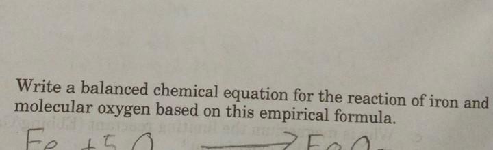 Solved 3. When 0.848 g of finely divided iron is burned, | Chegg.com