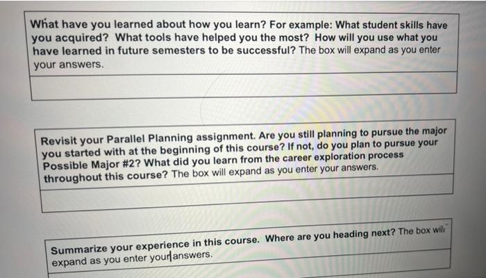 What have you learned about how you learn? For | Chegg.com