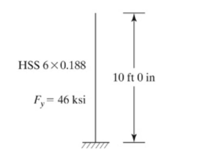 Solved Determine the LRFD design strength, ФCPn, and the ASD | Chegg.com
