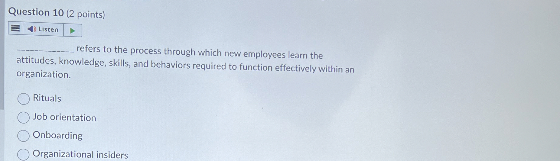 Solved Question 10 (2 ﻿points)Listenq, ﻿refers to the | Chegg.com