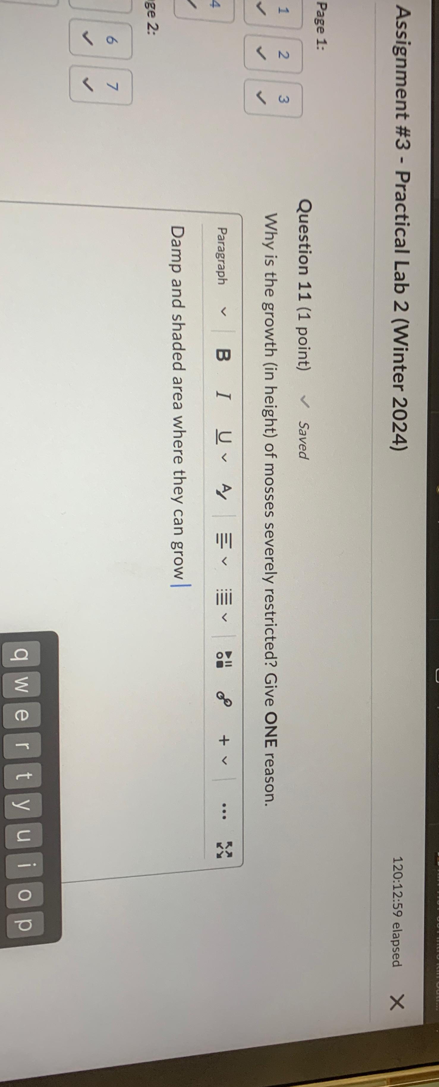 Solved Assignment #3 - ﻿Practical Lab 2 (Winter | Chegg.com