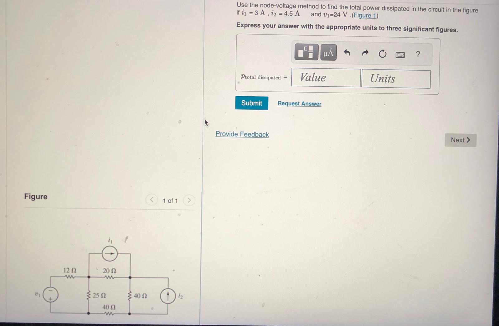 Solved Use the node-voltage method to find the total power | Chegg.com