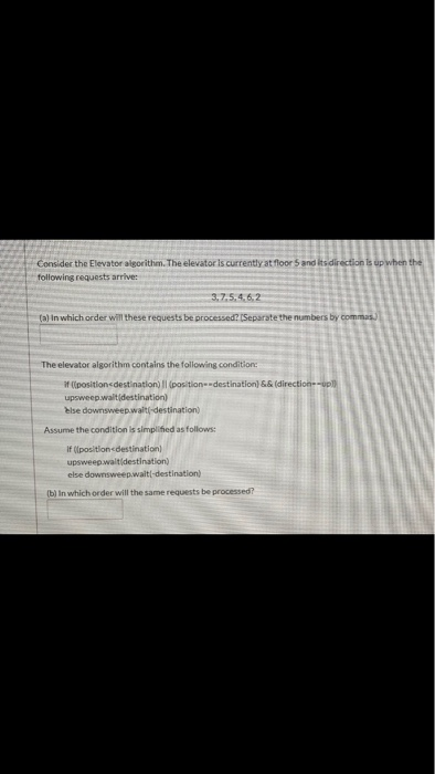 Consider the elevator. The tevatoris currently oor | Chegg.com