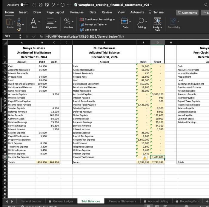 Step 36 of 40: Post-Closing Trial Balance | Chegg.com
