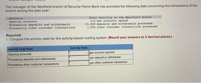 Solved Exercise 7-8 (Algo) Computing and Interpreting | Chegg.com