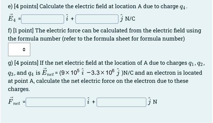 Solved Problem 2. [20 points] Four-point charges are located | Chegg.com