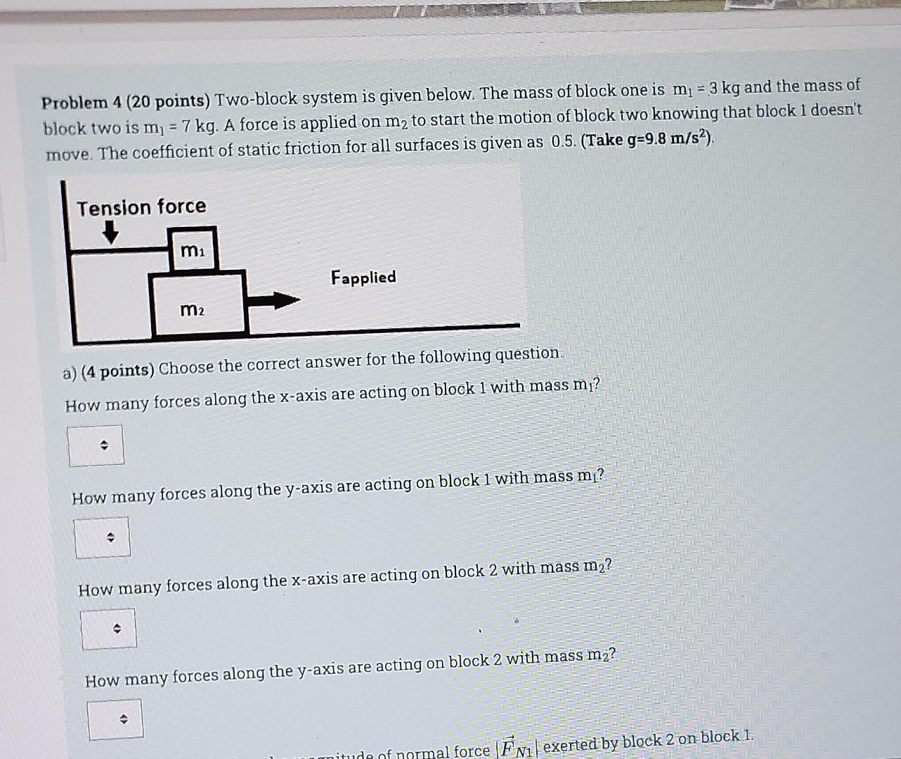 Solved Problem 1 (23 points) A block of mass m=12 Kg with | Chegg.com