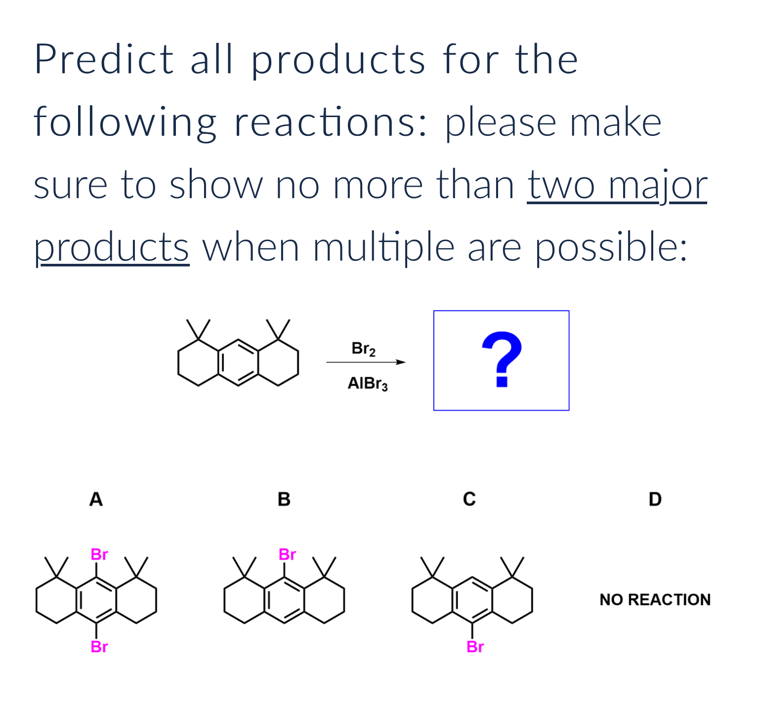 Solved Predict all products for thefollowing reactions: | Chegg.com