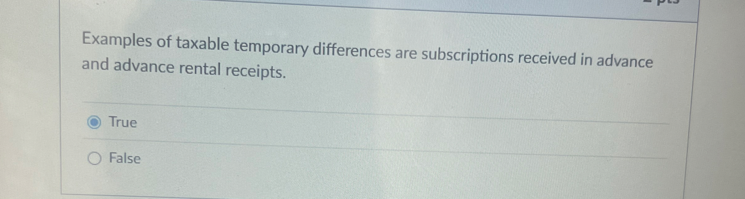 Solved Examples of taxable temporary differences are | Chegg.com