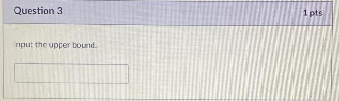 Solved Question 1 1 pts Use the following information to | Chegg.com
