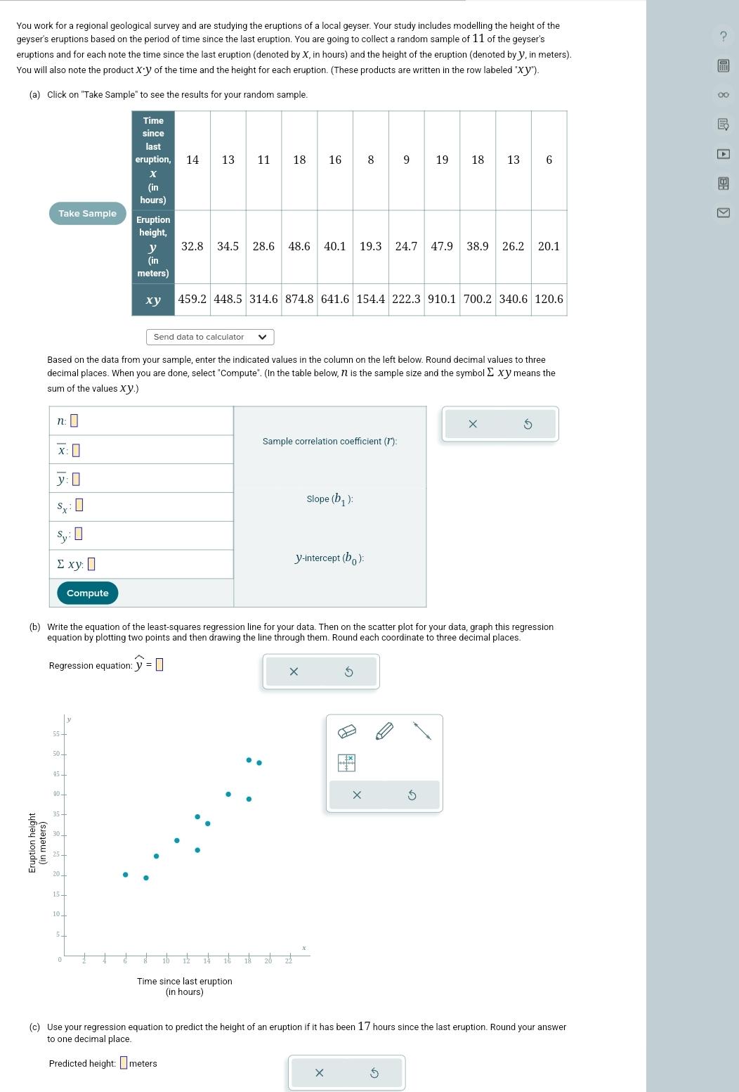 Solved You work for a regional geological survey and are | Chegg.com