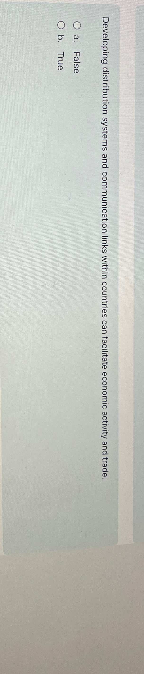 Solved Developing distribution systems and communication | Chegg.com