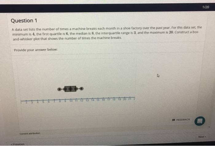 Solved 1/20 Question 1 A data set lists the number of times | Chegg.com Solved 1/20 Question 1 A data set lists the number of times | Chegg.com