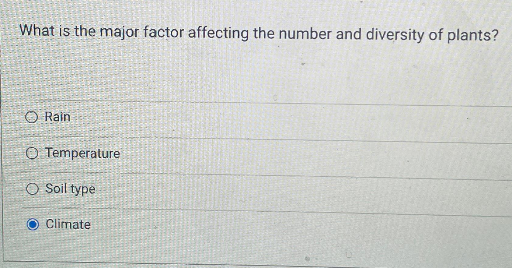 Solved What is the major factor affecting the number and | Chegg.com