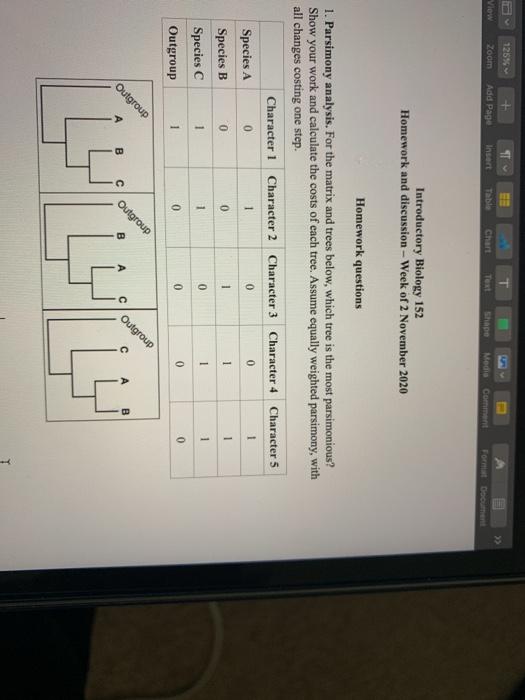 Solved 125% Zoom FR Table >> View Add Page Insert Chart Text | Chegg.com