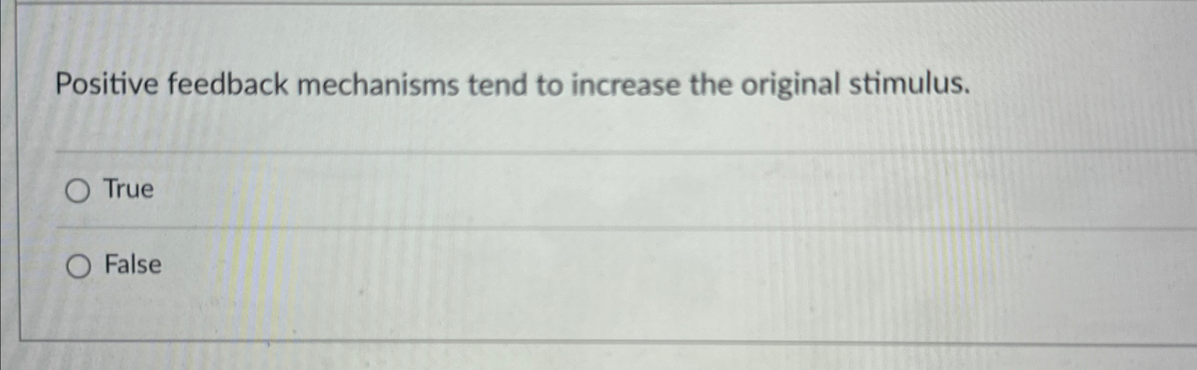 Solved Positive feedback mechanisms tend to increase the | Chegg.com