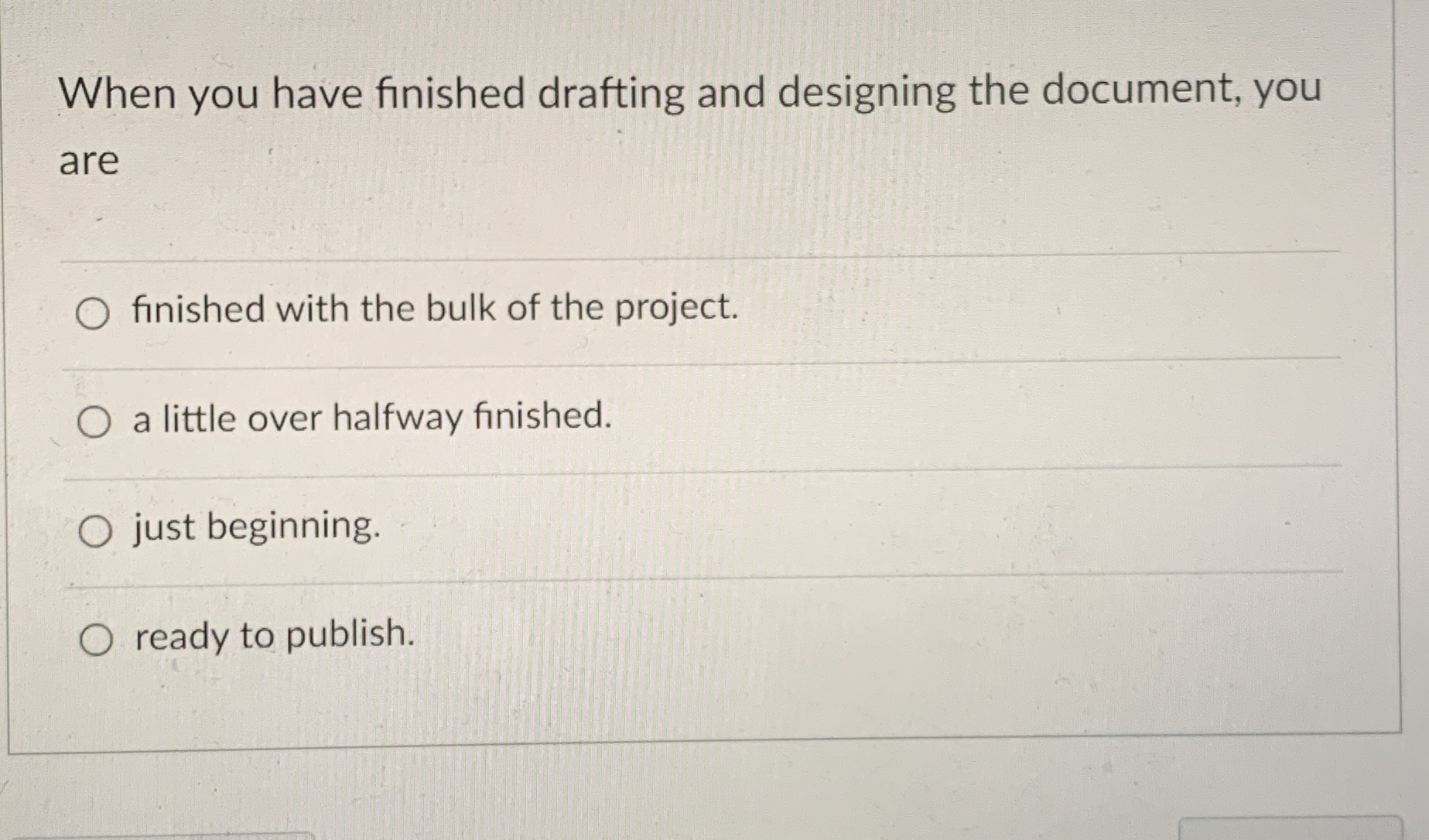 Solved When you have finished drafting and designing the | Chegg.com