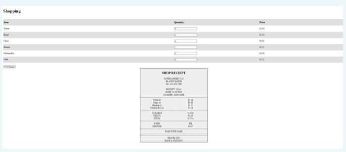 Solved FOR AN ALREADY CREATED FRONTEND OF THE FOLLOWING | Chegg.com