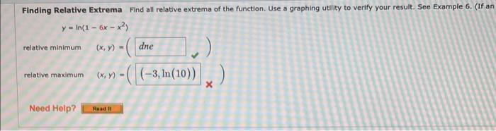 Solved Finding Relative Extrema Find all relative extrema of | Chegg.com