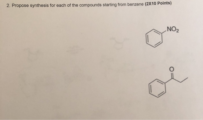 Solved 2. Propose synthesis for each of the compounds | Chegg.com