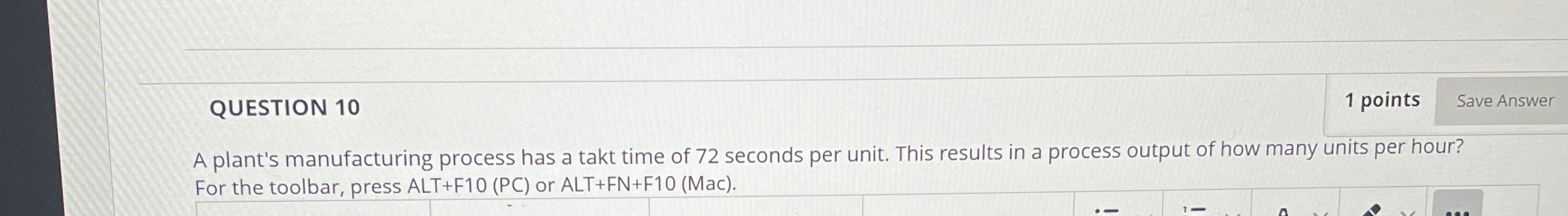 Solved QUESTION 101 ﻿pointsA plant's manufacturing process | Chegg.com