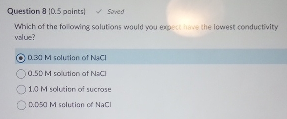 Solved Question 8 ( 0.5 ﻿points) ﻿SavedWhich of the | Chegg.com