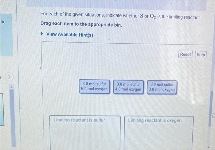 Solved Elemental S reacts with O2 to form SO3 according to | Chegg.com