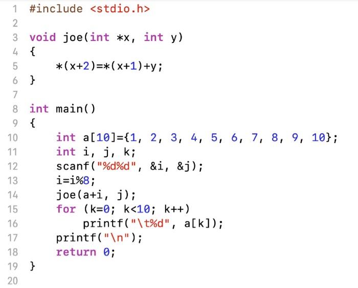 Solved When the program in the picture is executed, suppose | Chegg.com