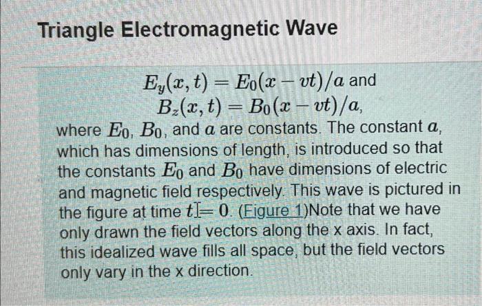 Solved Triangle Electromagnetic Wave Light, radiant heat | Chegg.com