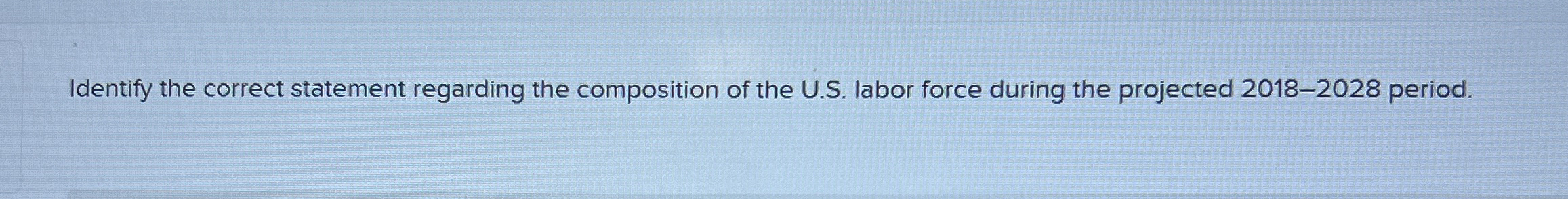 Solved Identify the correct statement regarding the | Chegg.com